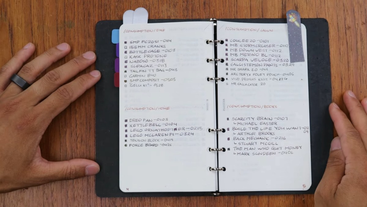 Planner Spotlight: Gordon’s consumption tracker – Ask a Planner Nerd